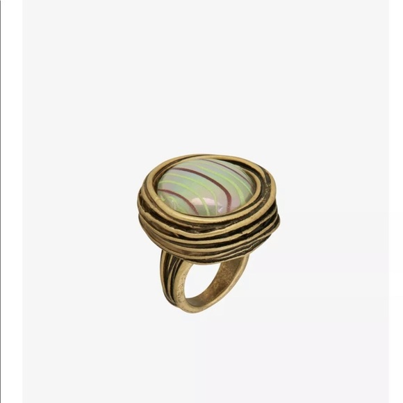Zara | Jewelry | Zara Limited Edition Round Glass Ring Collection 9 Of ...